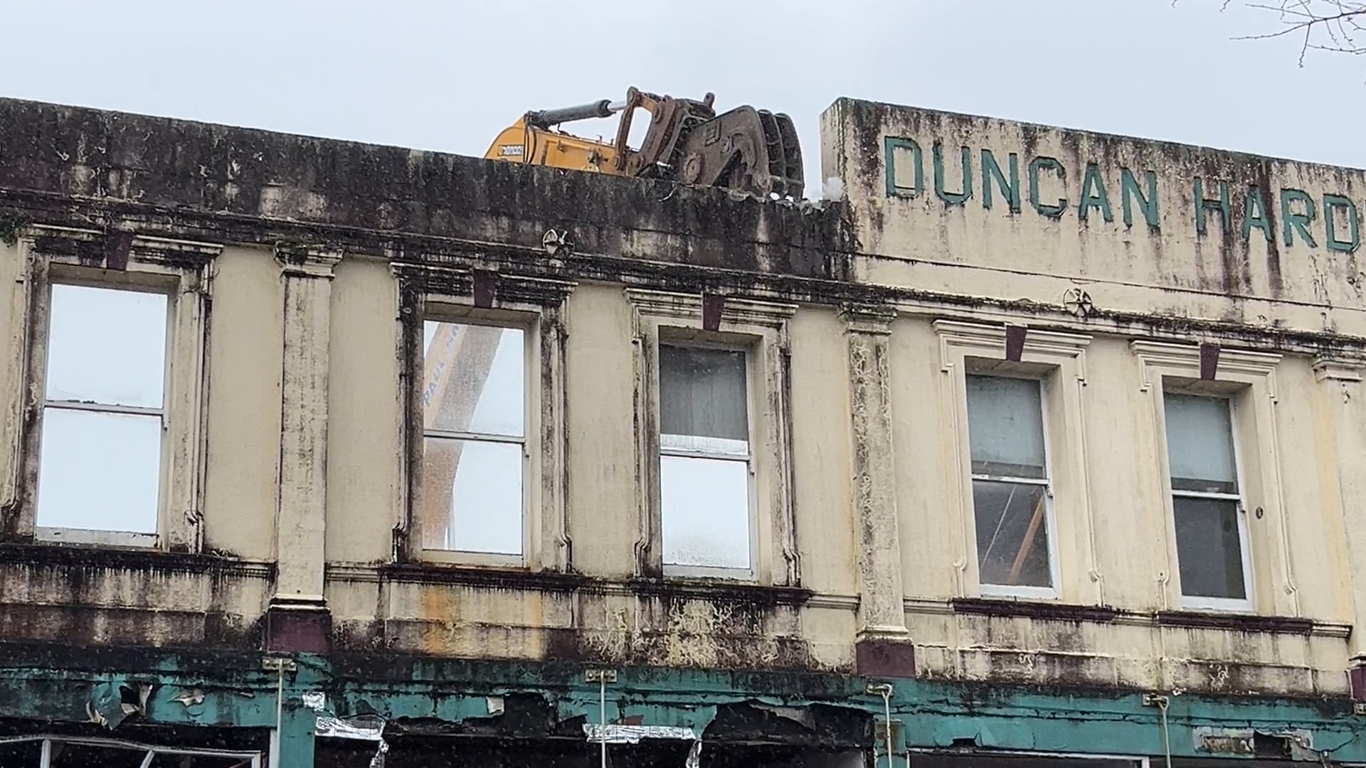 Duncan Hardie building demolition, Greymouth - Greymouth Star