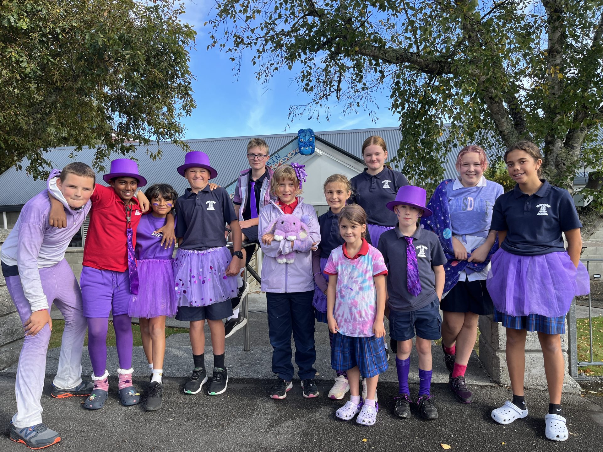 Coast schools turn purple - Greymouth Star