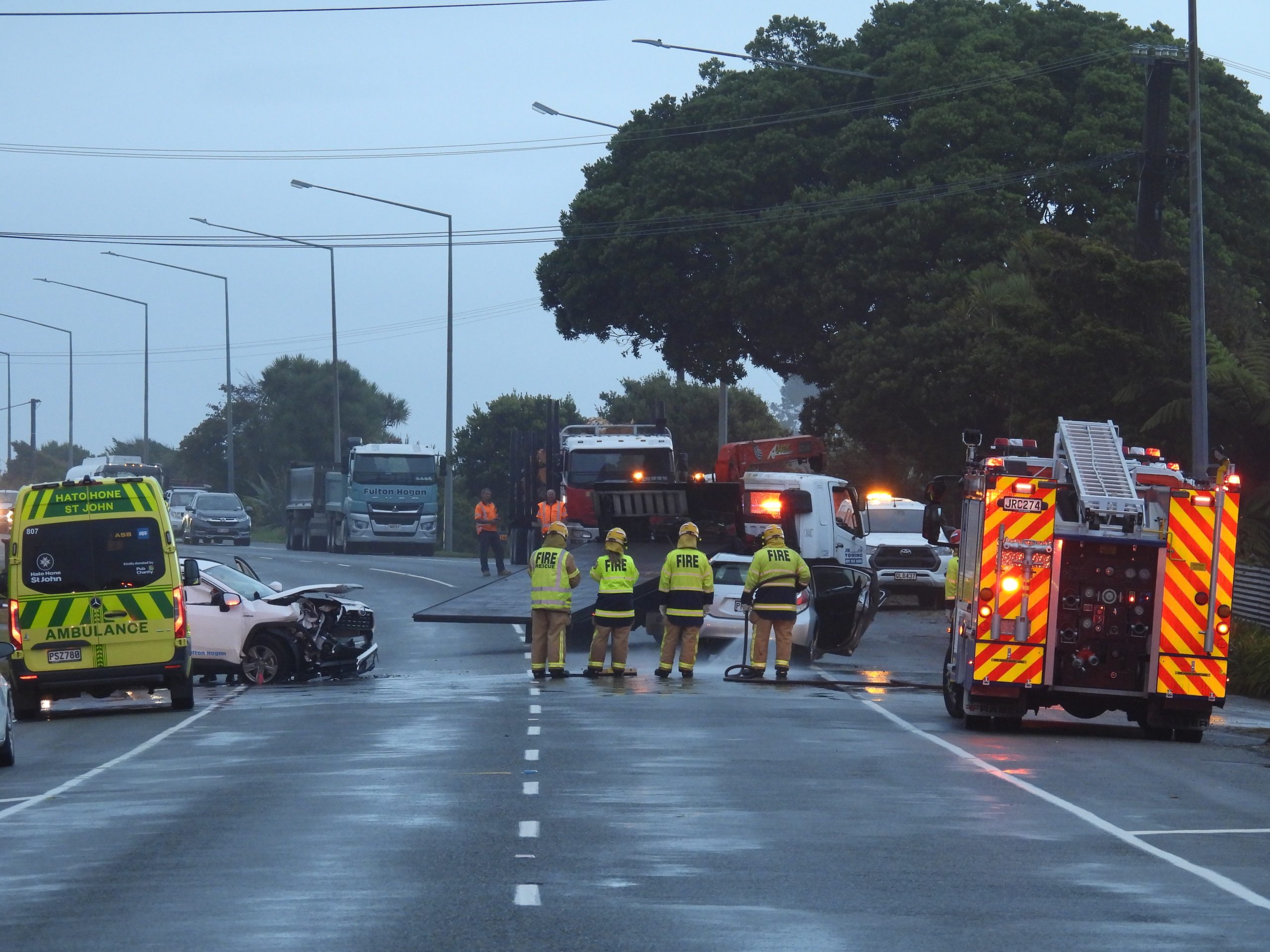 Car crash stops traffic - Greymouth Star