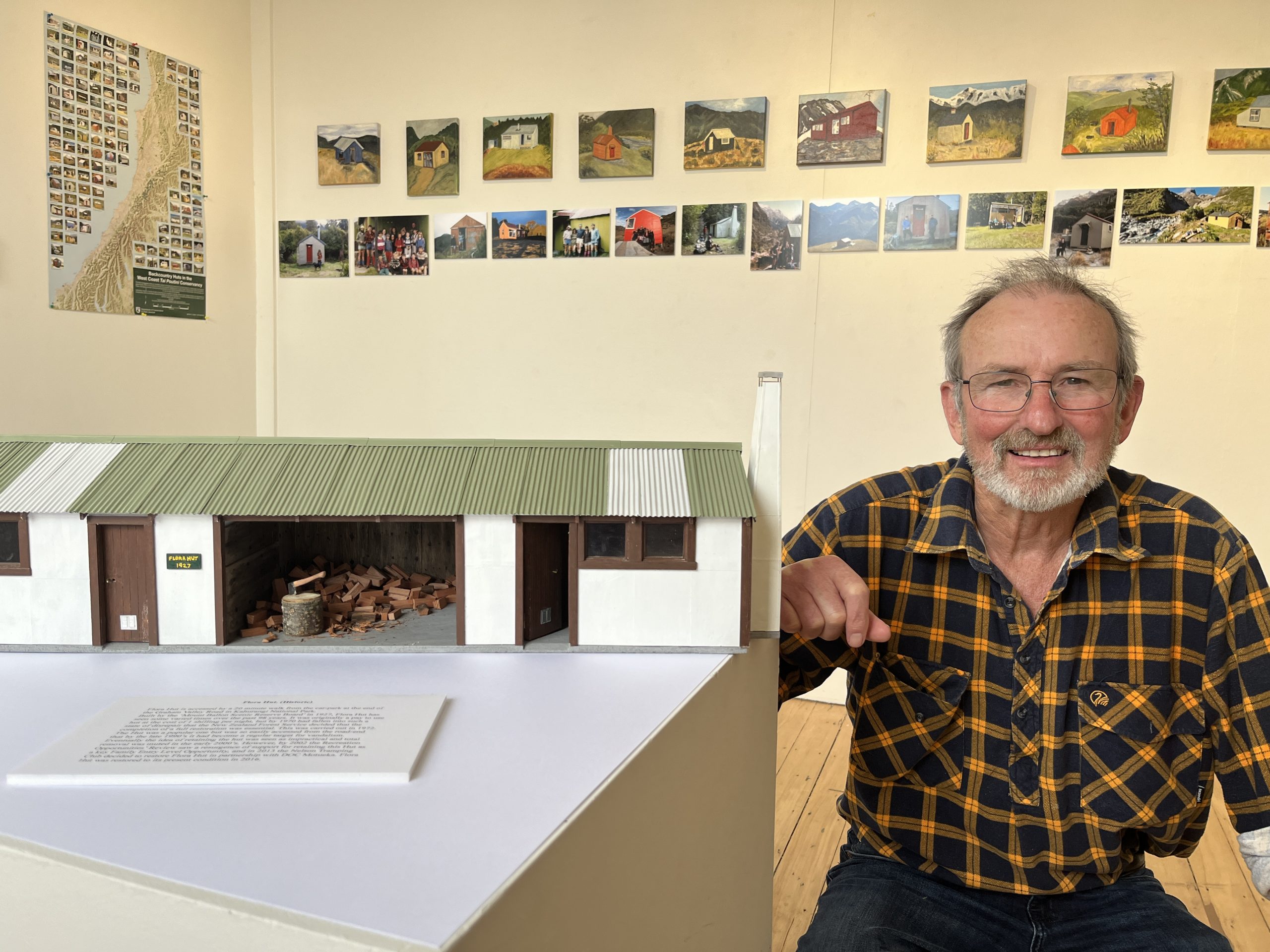 Miniature huts on show - Greymouth Star