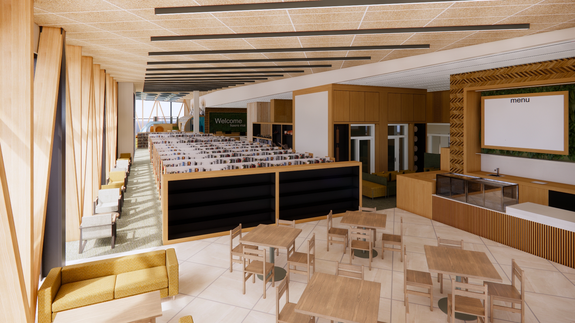 Library interior revealed - Greymouth Star